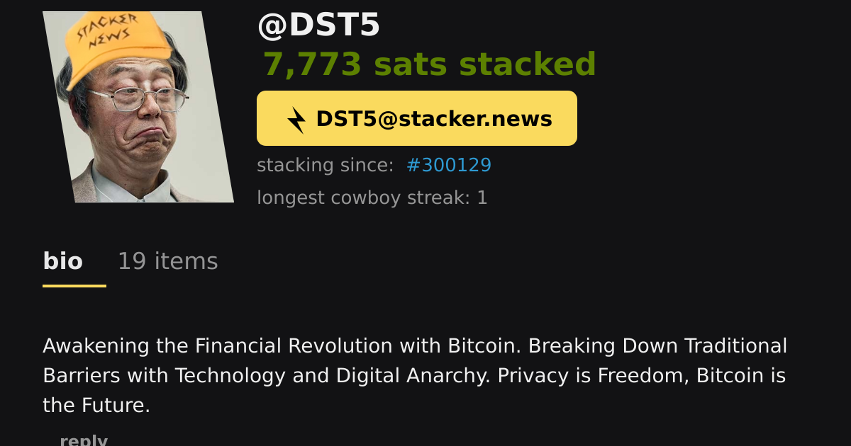 DST5 \ stacker news