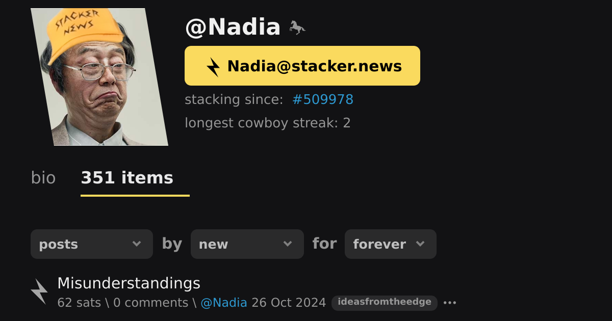 Nadiaposts Stacker News 1574
