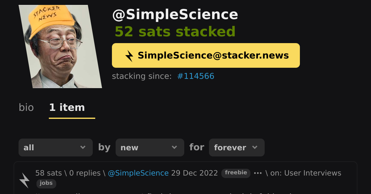 SimpleScience/all \ stacker news