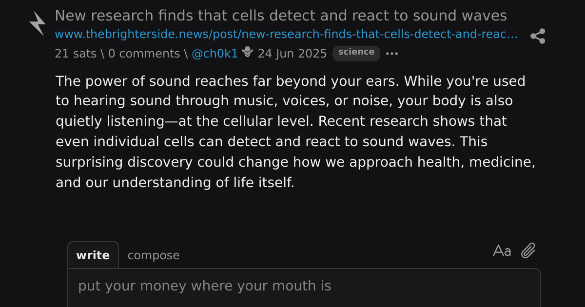 New research finds that cells detect and react to sound waves \ stacker ...