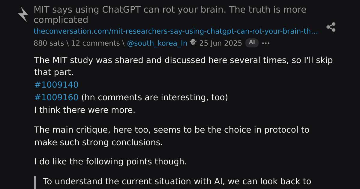MIT says using ChatGPT can rot your brain. The truth is more ...