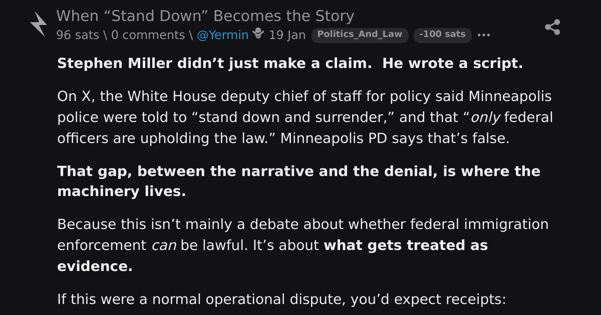 When “Stand Down” Becomes the Story \ stacker news
