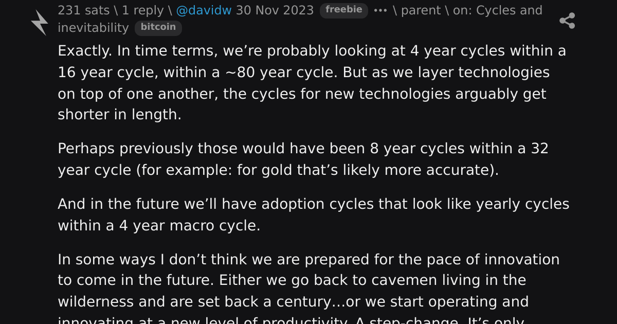 reply on: Cycles and inevitability \ stacker news