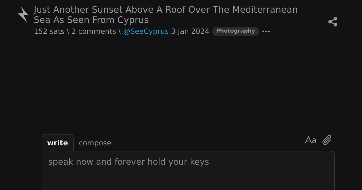 Just Another Sunset Above A Roof Over The Mediterranean Sea As Seen ...