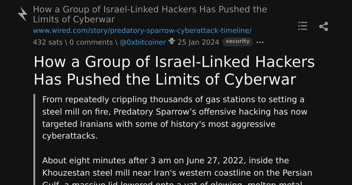 How a Group of Israel-Linked Hackers Has Pushed the Limits of Cyberwar ...