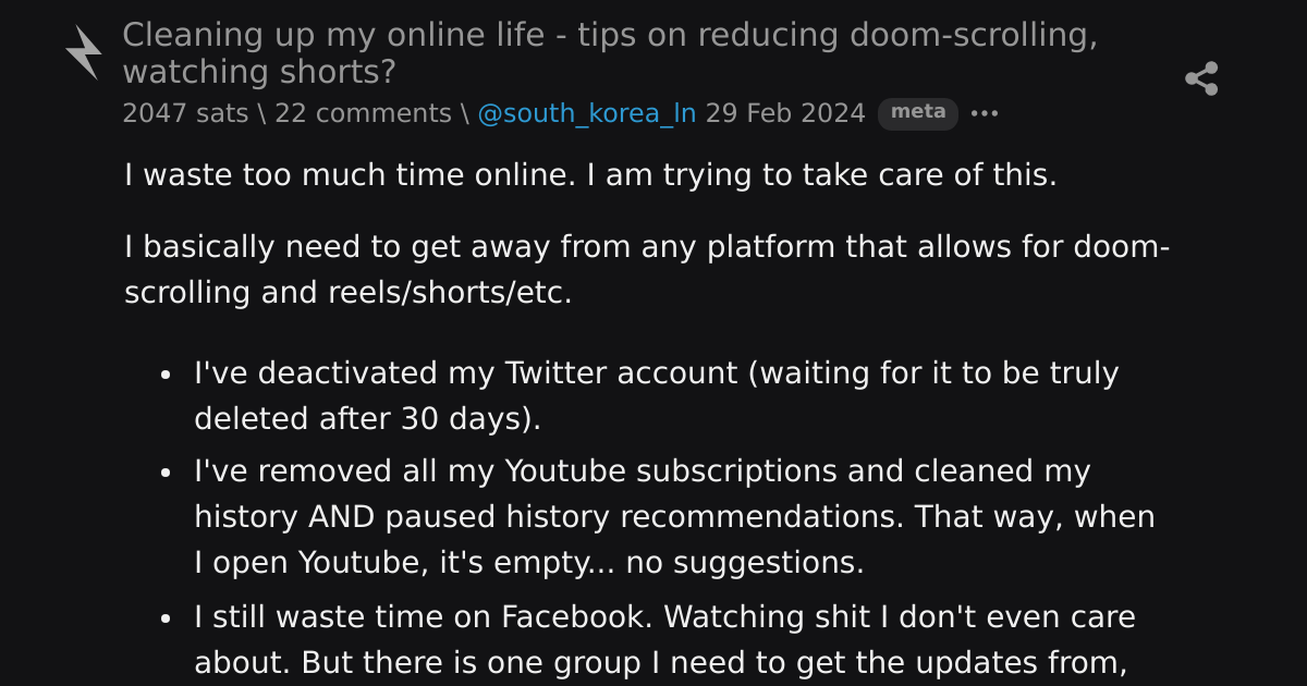 Cleaning up my online life - tips on reducing doom-scrolling, watching ...