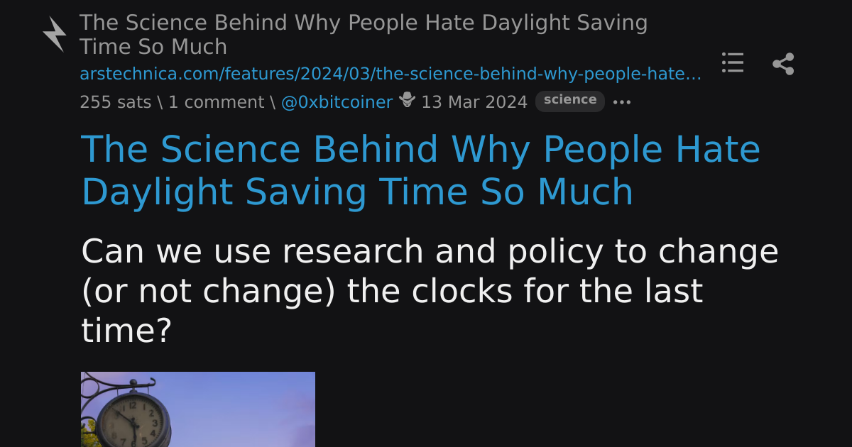 The Science Behind Why People Hate Daylight Saving Time So Much ...