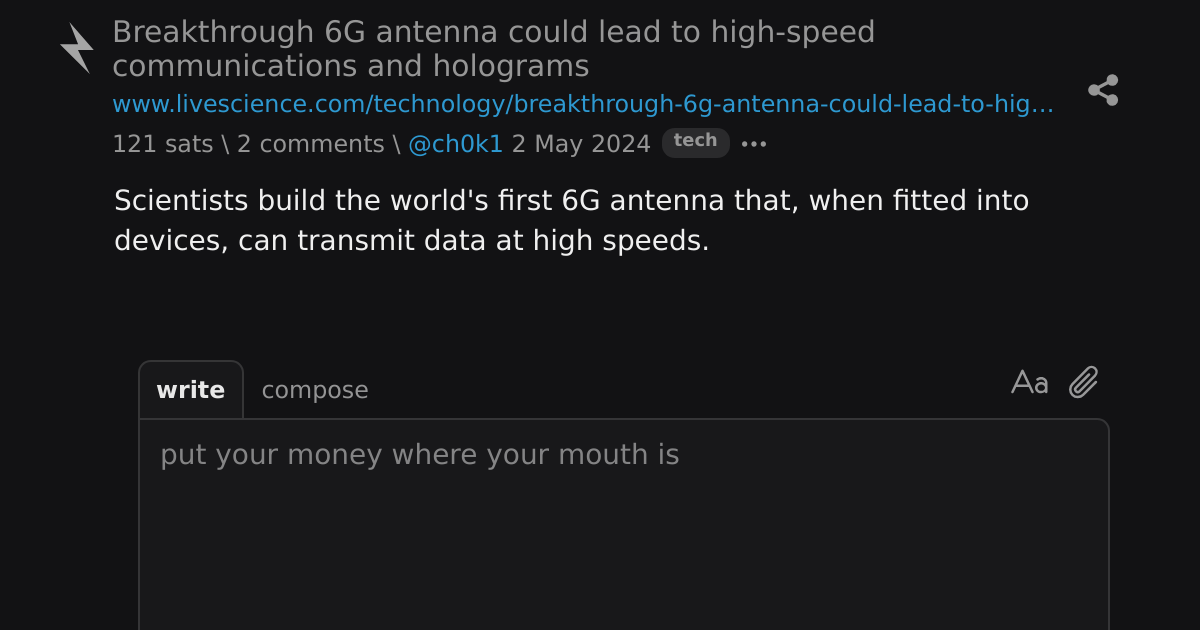 Breakthrough 6G antenna could lead to high-speed communications and ...