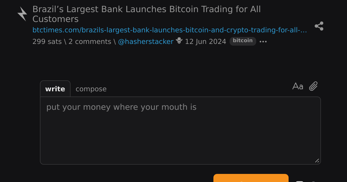 Brazil’s Largest Bank Launches Bitcoin Trading for All Customers ...