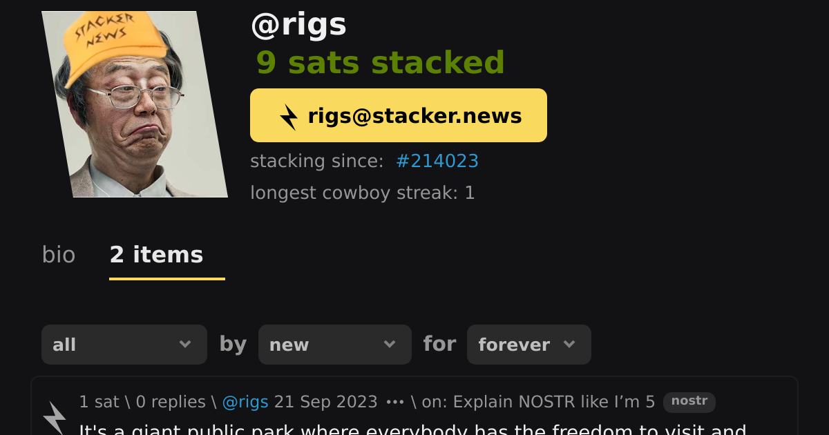 rigs/all \ stacker news