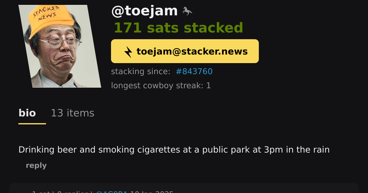 Toejam Stacker News